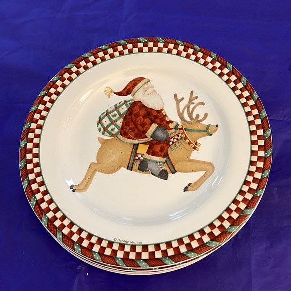 Debbie Mumm | Kitchen | Debbie Mumm Santas Spirit Coffee Dessert Set ...